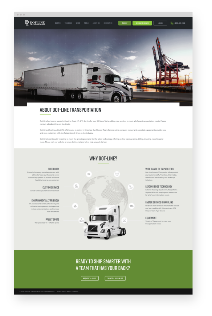 Dotline Transportation - House of Designers