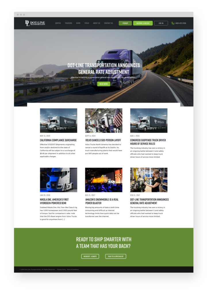 Dotline Transportation - House of Designers