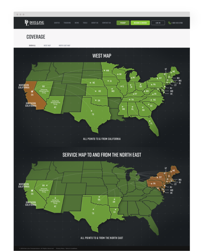 Dotline Transportation - House of Designers