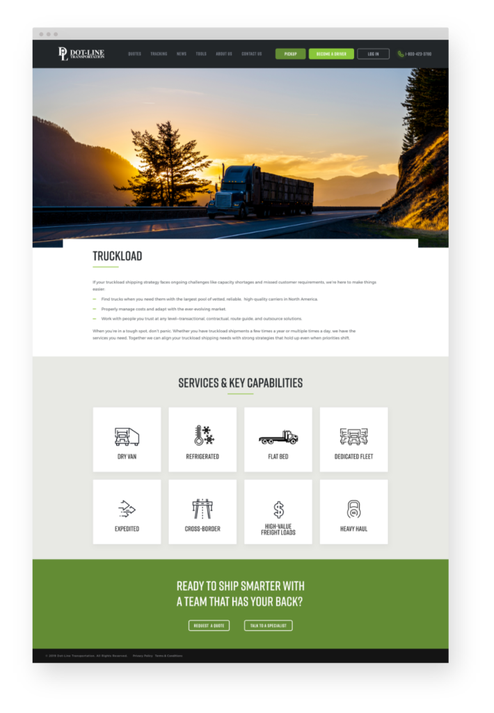 Dotline Transportation - House of Designers