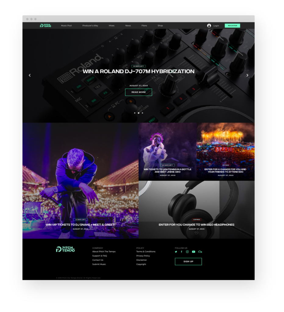 Pitch the Tempo - House of Designers